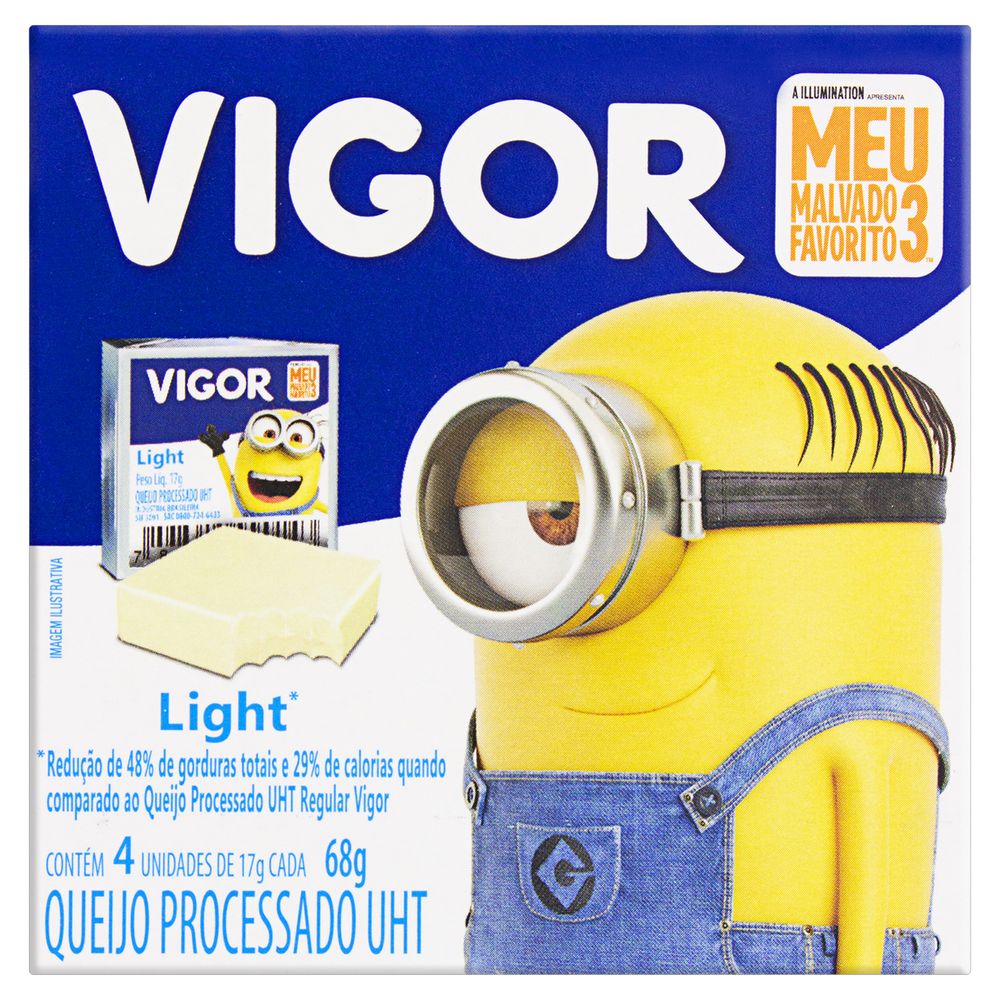 Queijo Processado VIGOR 68g - patiogourmet