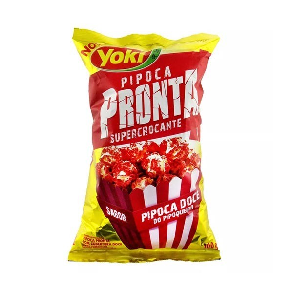 Pipoca Pronta YOKI Doce Pacote 100g - patiogourmet