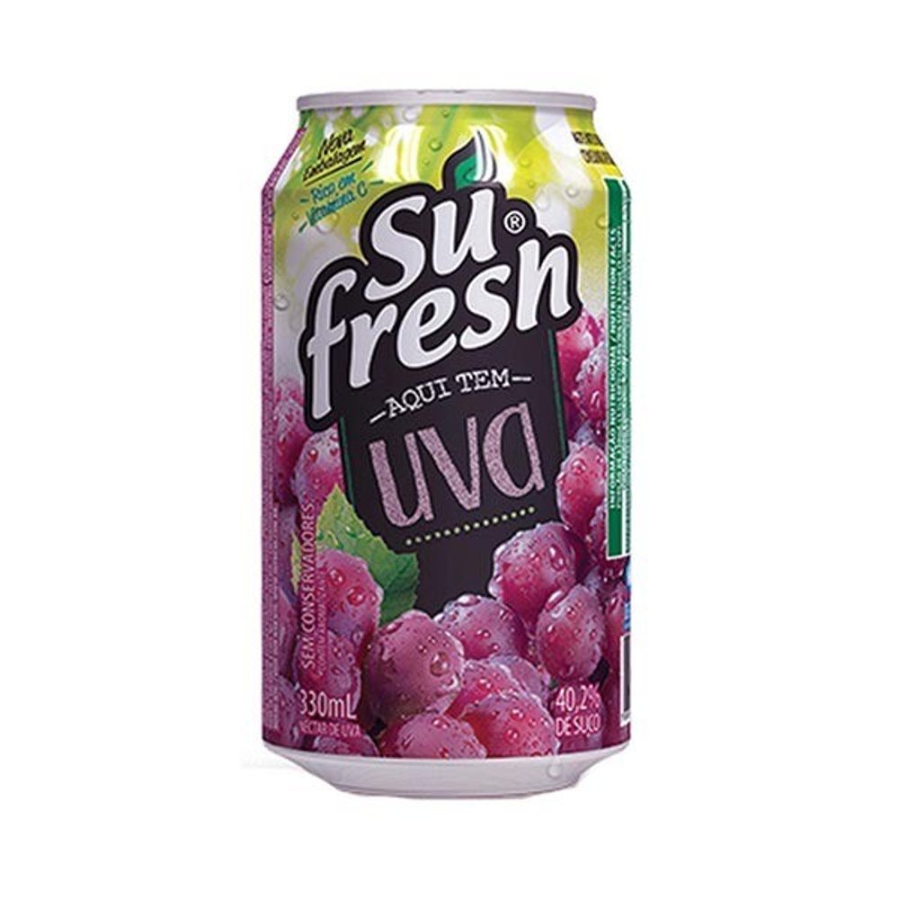 Suco Sabor Uva SUFRESH Lata 330ml - patiogourmet