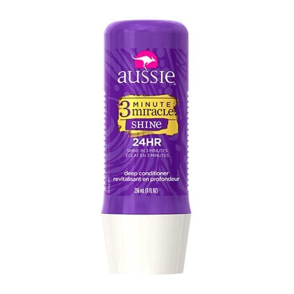 Creme de Tratamento AUSSIE 3 Minute Miracle Shine Frasco 236ml ...