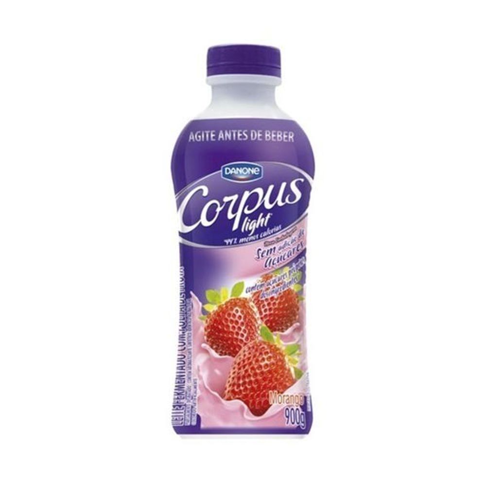 Iogurte Light Corpus Break DANONE Morango Garrafa 900g - patiogourmet