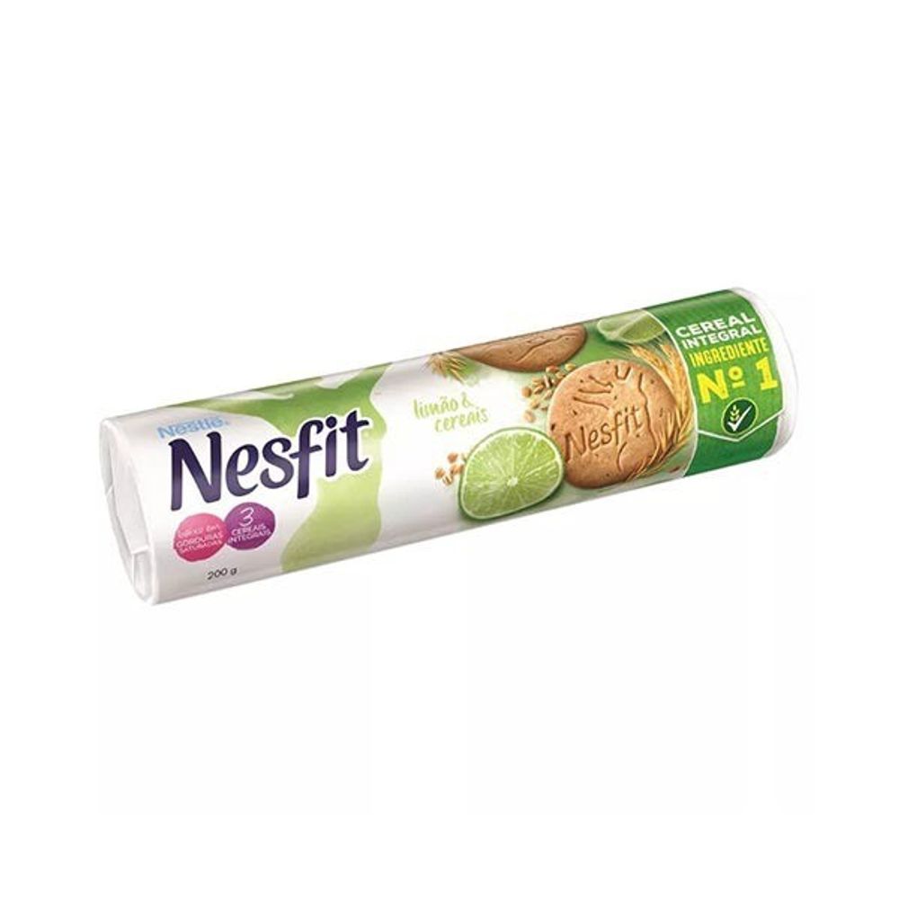 Biscoito Integral NESFIT NESTLÉ Limão Pacote 200g - patiogourmet