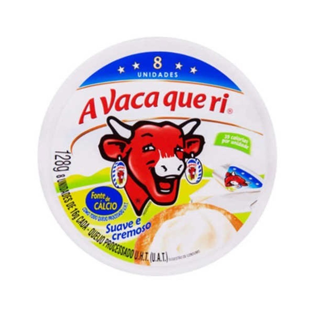 Queijo Processado UHT A VACA QUE RI Sauve e Cremoso 128g - patiogourmet