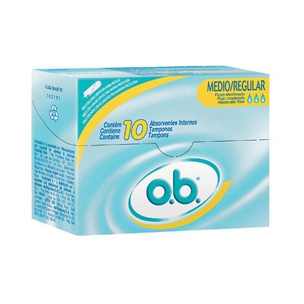 Absorvente Interno OB Procomfort Médio 10un. - patiogourmet