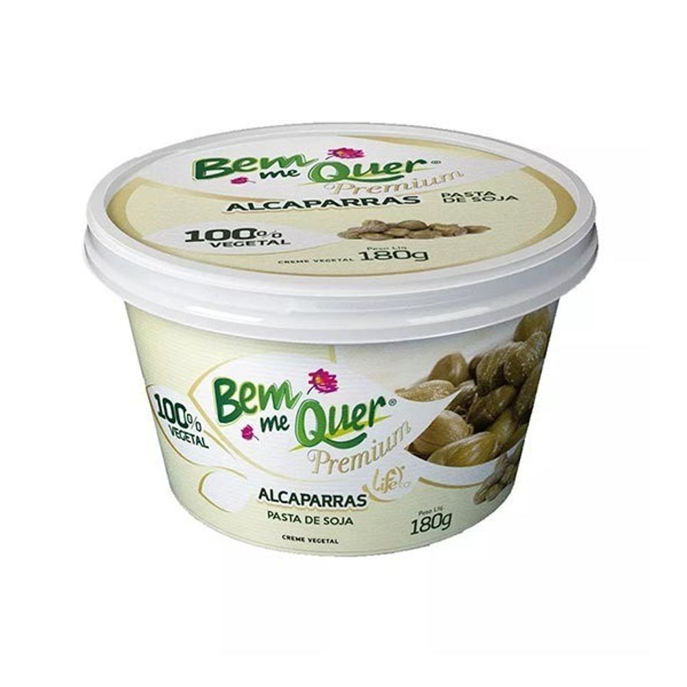 Pasta de Soja Alcaparras BEM ME QUER Pote 180g - patiogourmet