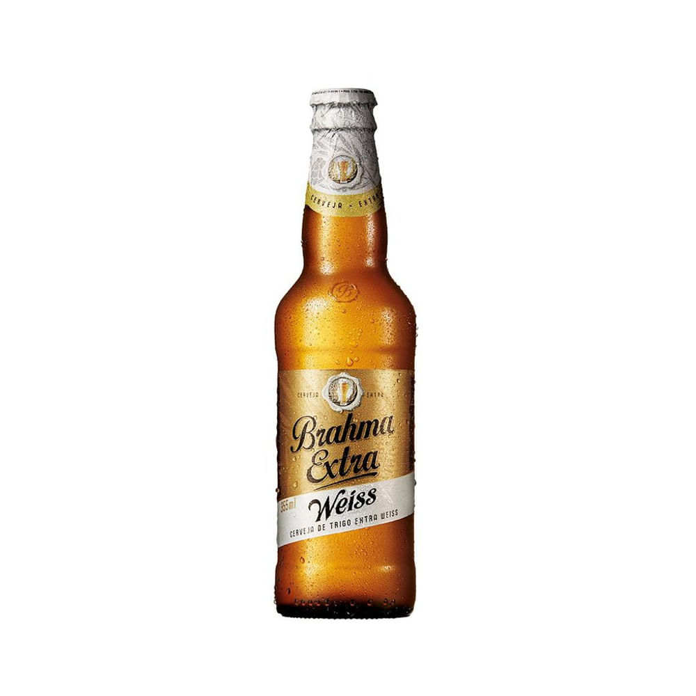 Cerveja BRAHMA Extra Weiss Lager Long Neck 355ml - patiogourmet