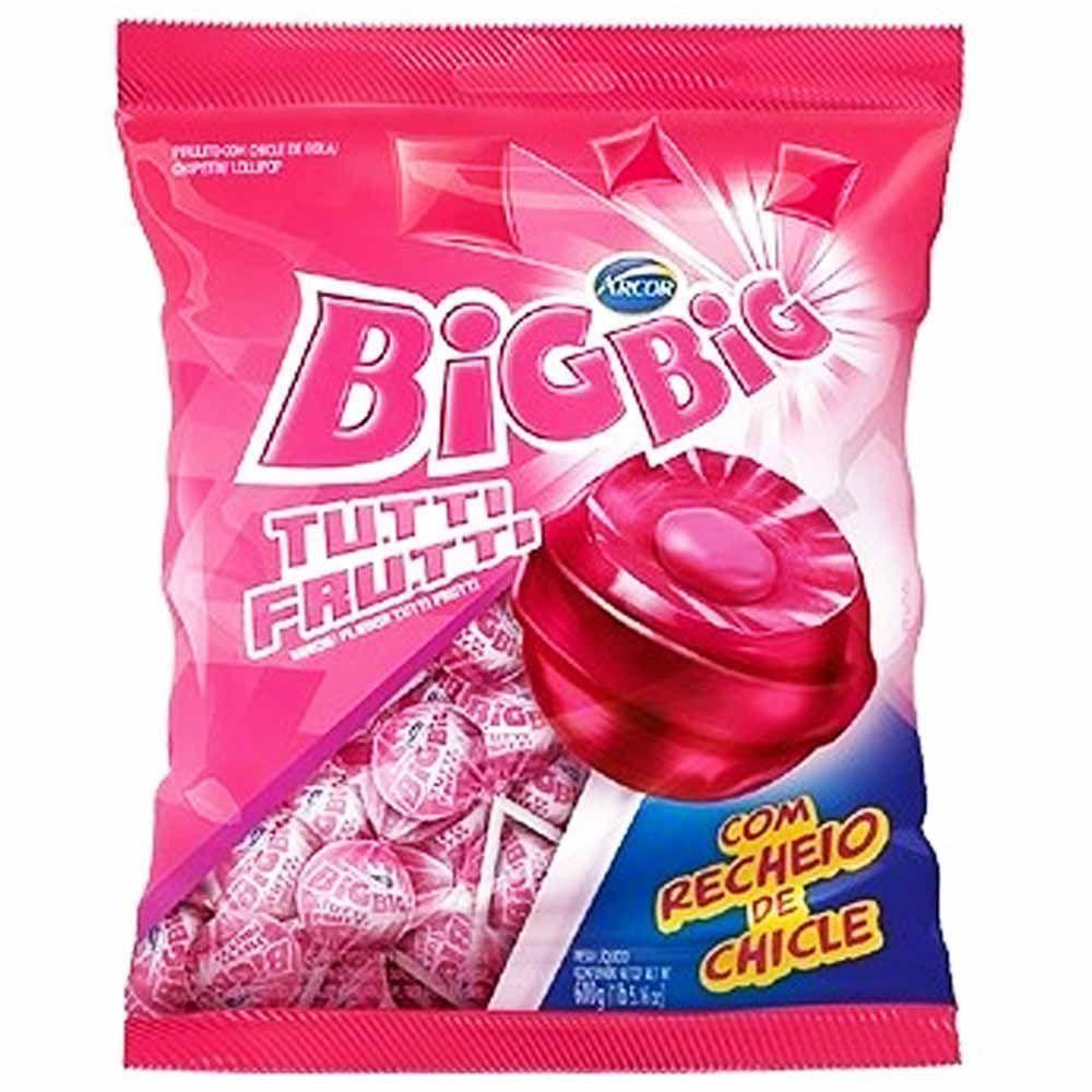 Pirulito BIG BIG Tutifruti Pacote 600g - mercantilnovaera