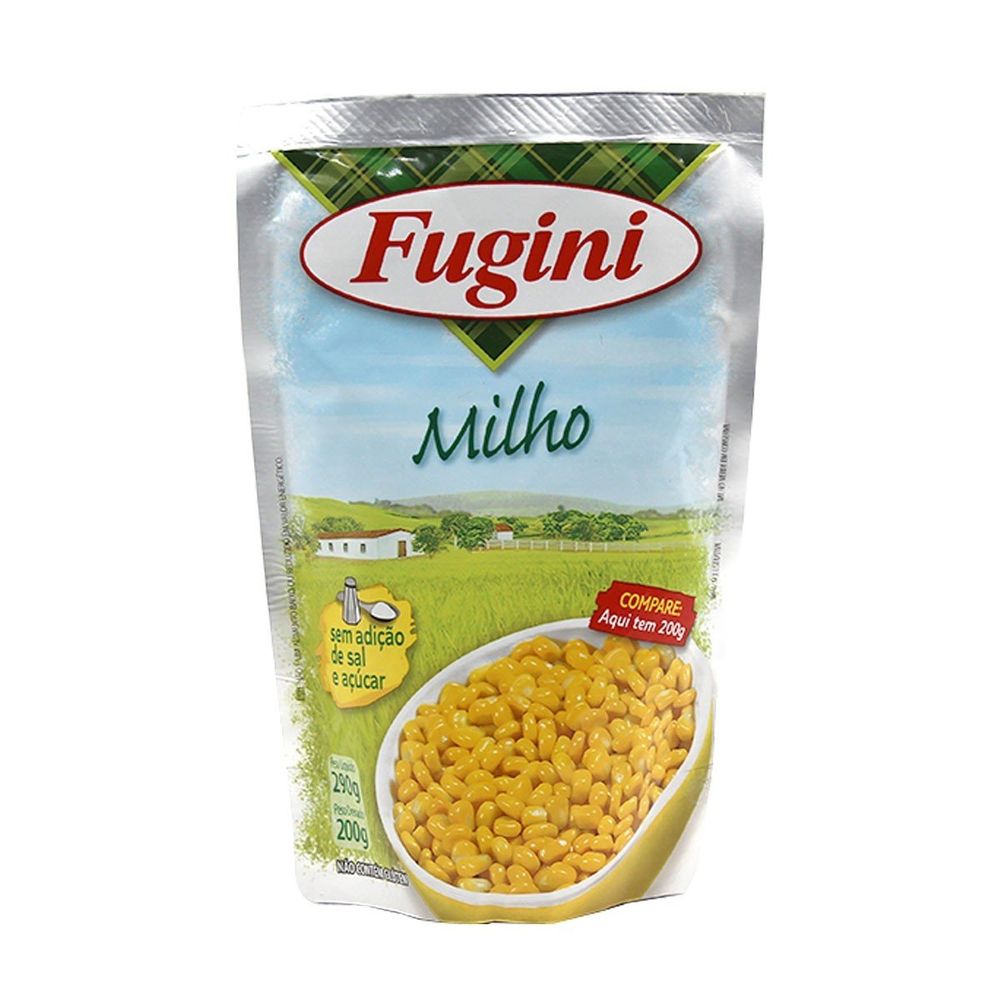 Milho Verde FUGINI Sachê 170g - mercantilnovaera