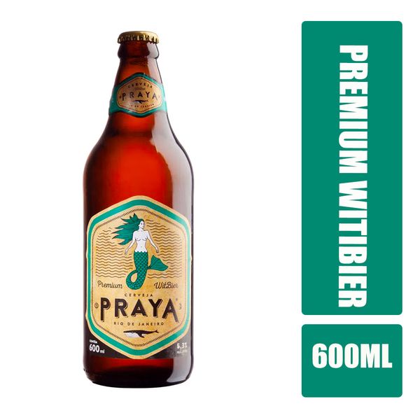 Cerveja PRAYA Premium Witibier Garrafa 600ml - patiogourmet