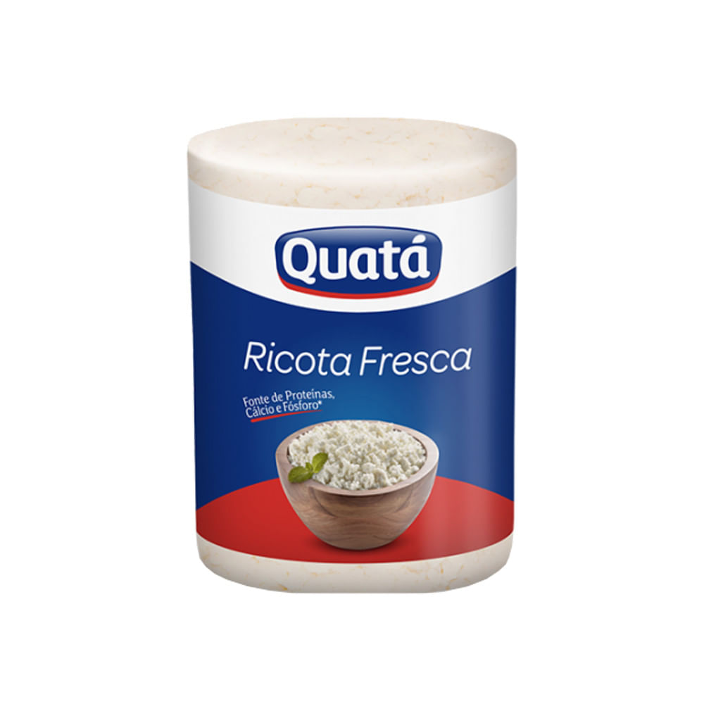 Queijo Fresco QUATÁ Tipo Ricota Aproximadamente 450g - patiogourmet