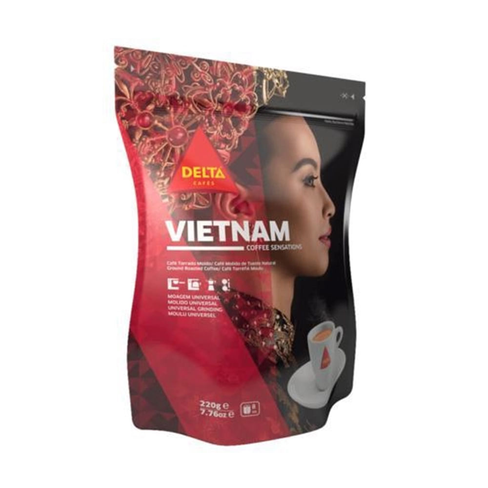 Café Torrado e Moído DELTA CAFÉS Vietnam Pacote 250g - patiogourmet