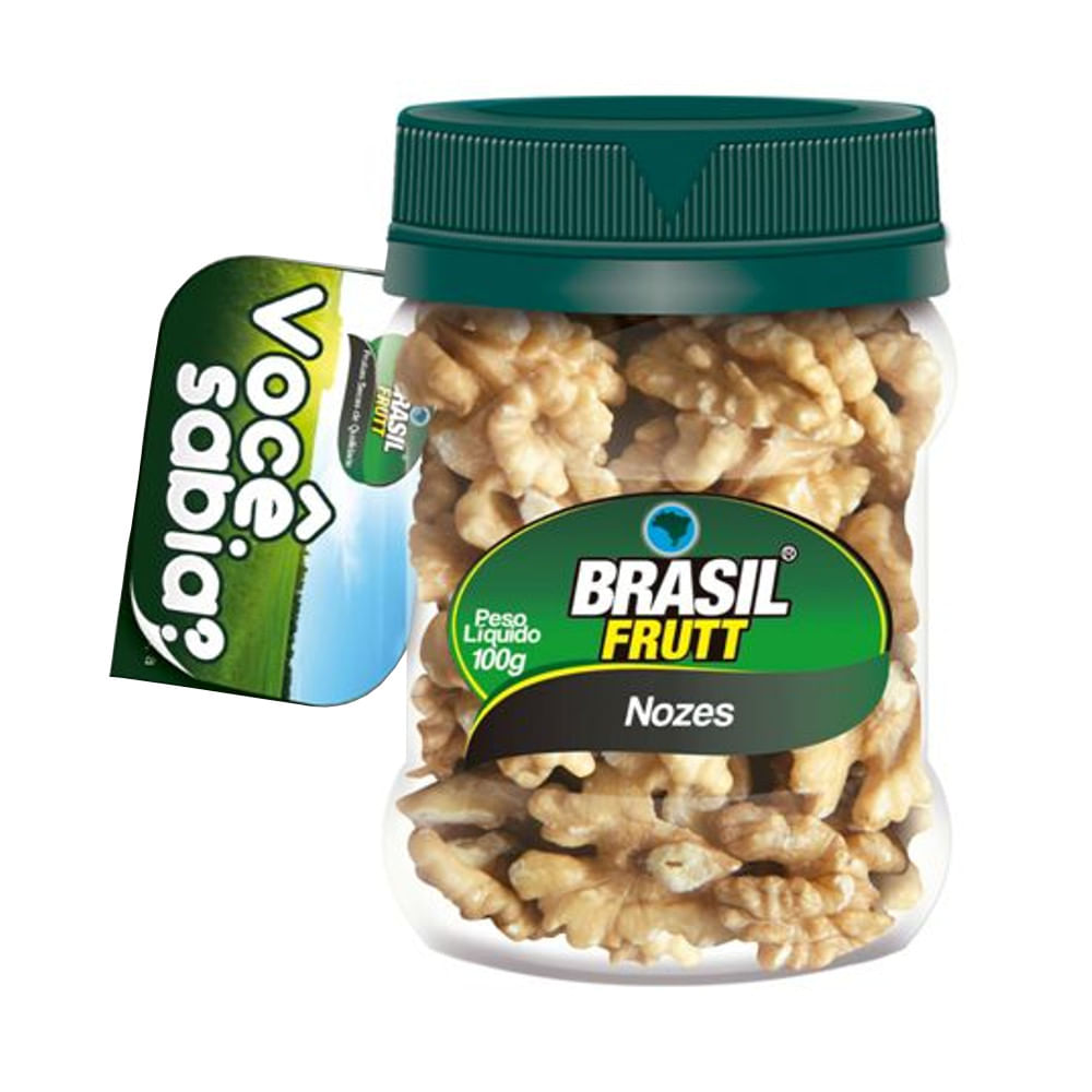 Nozes Chilena Brasil Frutt Mariposa Pote 100g - mercantilnovaera