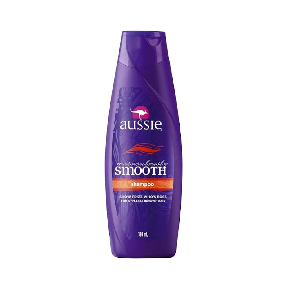 Shampoo AUSSIE Miraculously Smooth frasco 180ml - patiogourmet