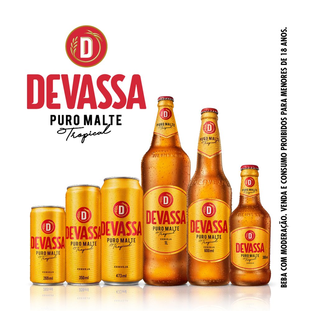 Cerveja DEVASSA Tropical Puro Malte Lata 350ml - patiogourmet