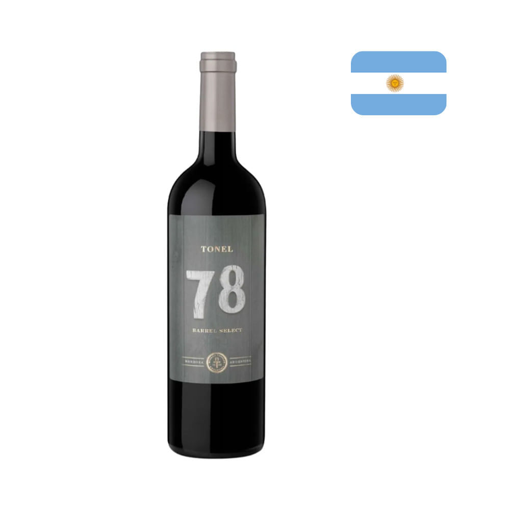 Vinho Argentino Tonel 78 Malbec Bonarda Garrafa 750ml - patiogourmet