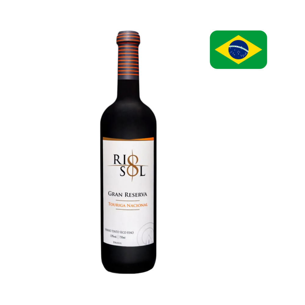 Vinho Tinto Brasileiro Rio Sol Gran Reserva Touriga Garrafa 750ml ...