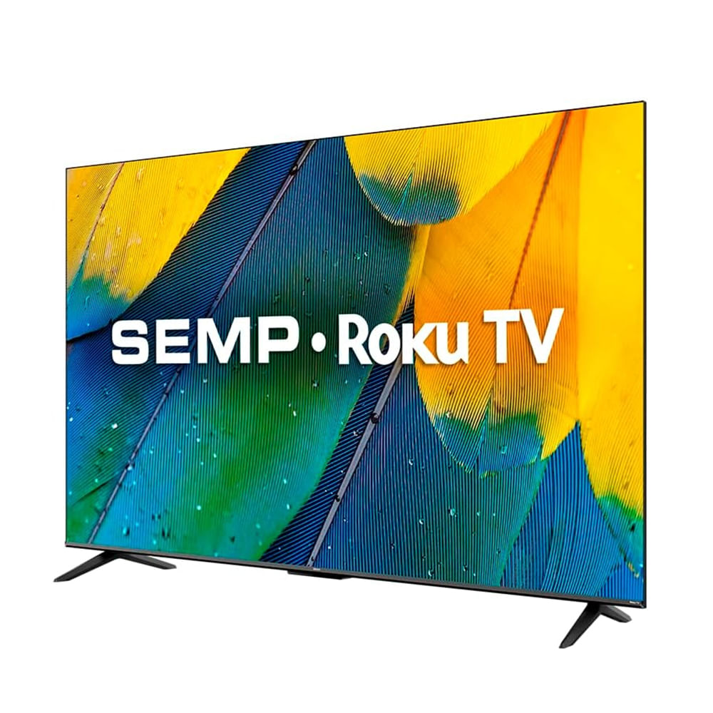 Smart TV SEMP 50" RK8600 Led HD Roku Wifi HDMI USB Preta - mercantilnovaera