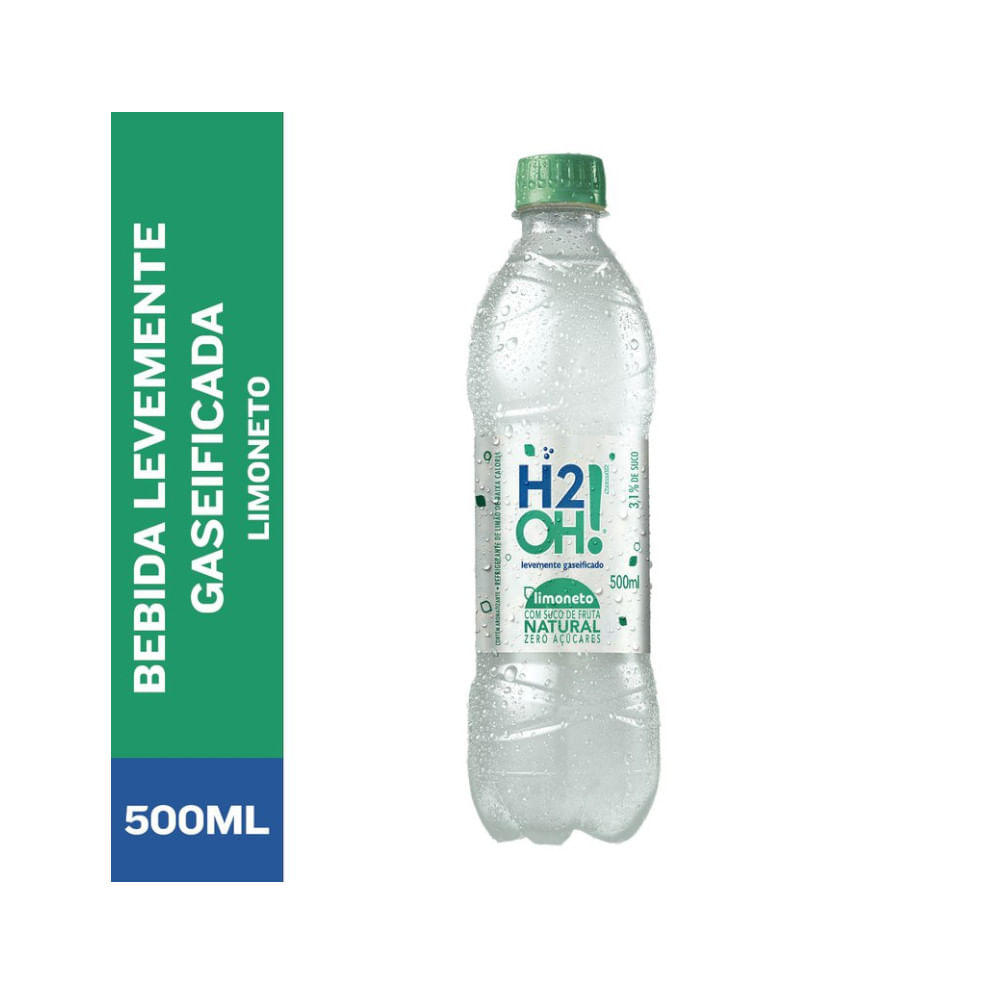 Refrigerante H2OH Limoneto Garrafa 500ml - mercantilnovaera