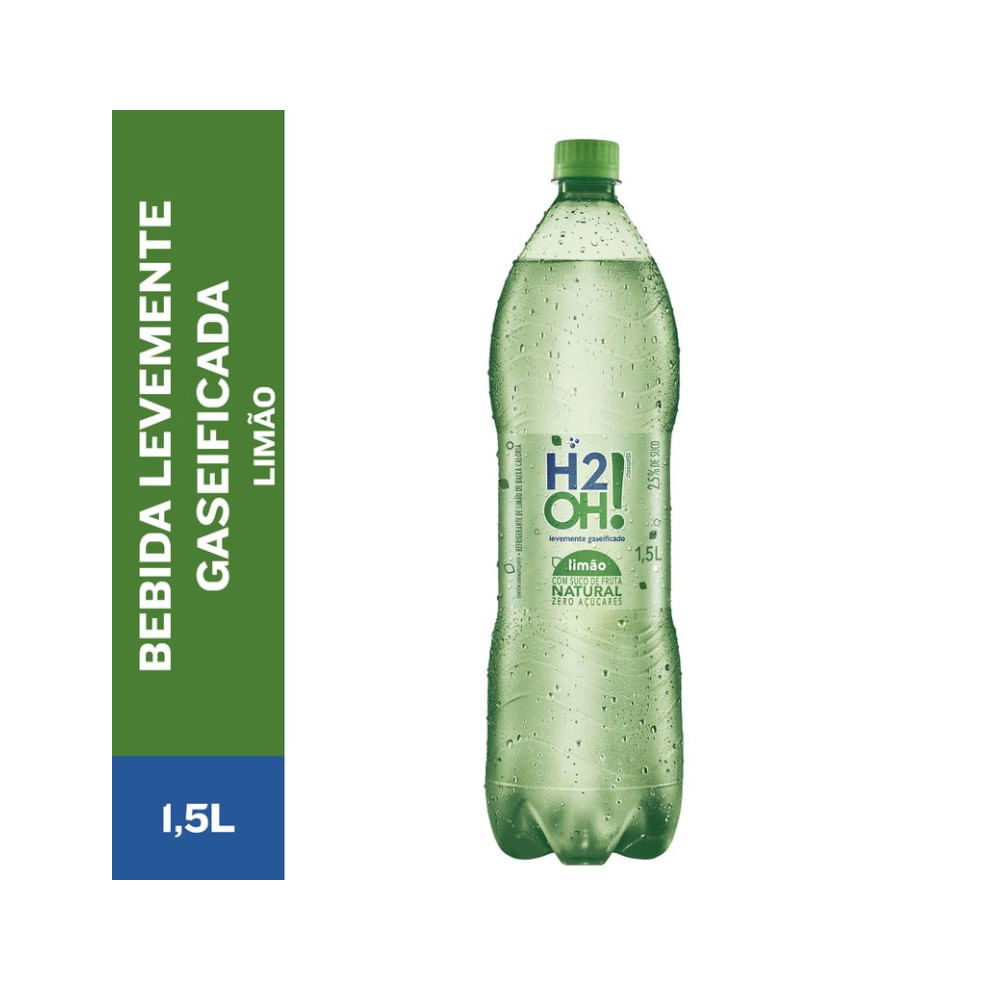 Refrigerante H2OH Limão Garrafa 1,5L - mercantilnovaera